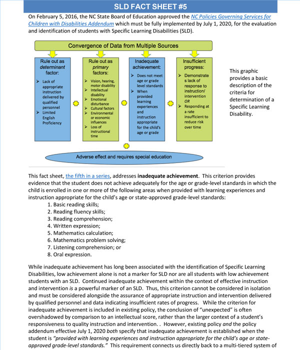 Learning Disability - Exceptional Children's Assistance Center (ECAC)