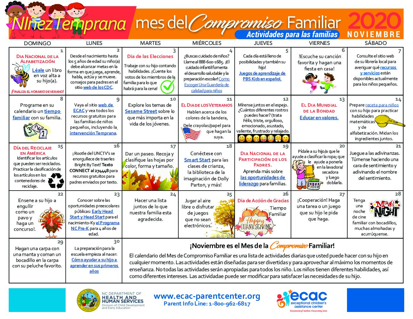 Family Engagement - Exceptional Children's Assistance Center (ECAC)