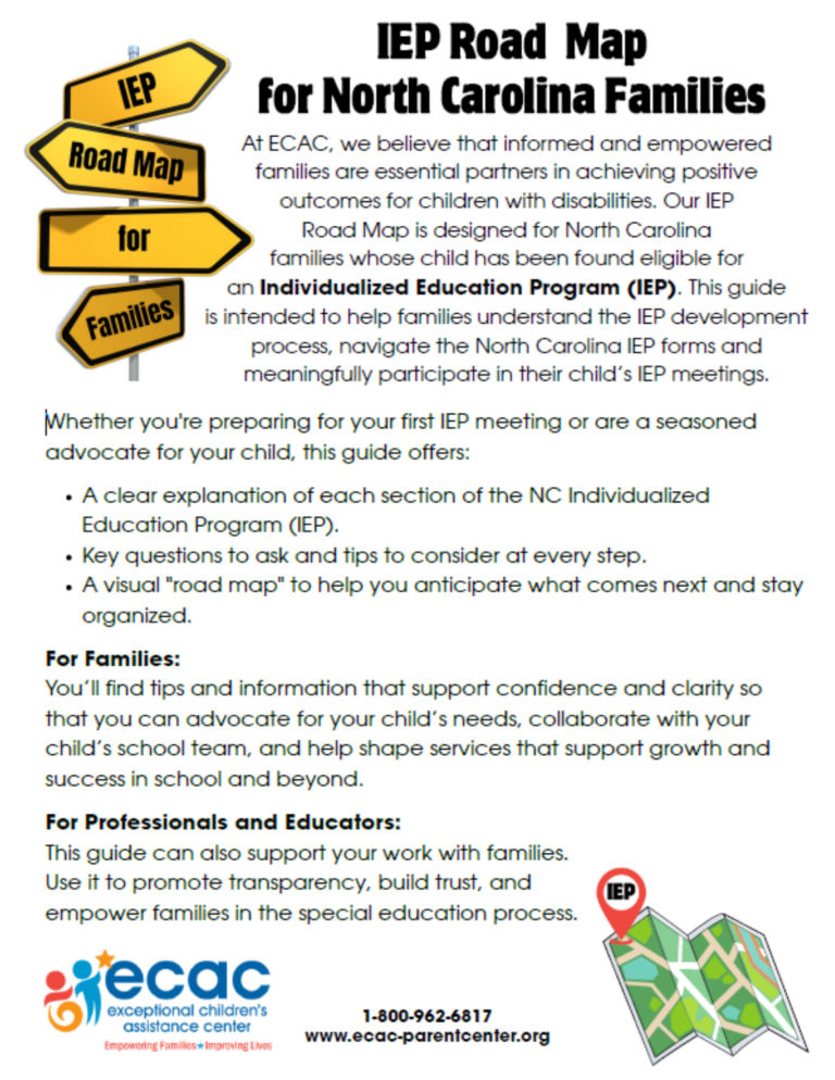 Navigate the IEP - Exceptional Children's Assistance Center (ECAC)